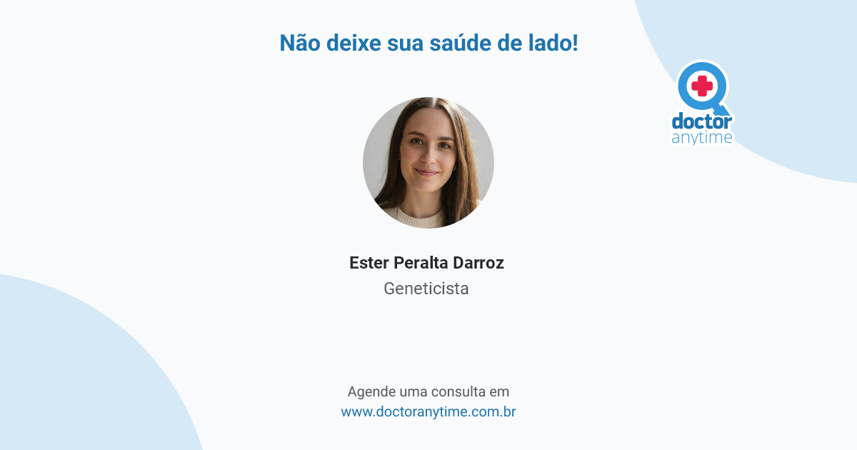 Ester Peralta Darroz - Geneticista em São Paulo (SP) | doctoranytime